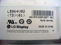 China LB064V02-TD01 6.4 inch 640×480 250 cd/m² Viewing Angle 65/65/50/60 TFT-LCD, LCM for sale