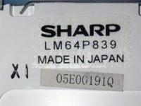China LM64P839 84PPI 640×480 VGA 9.4 INCH Sharp TFT LCD Display 25/25/20/10 (Typ.)(CR≥4) for sale