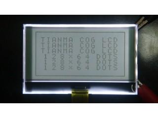 China TM12864G3CCWGWA-1 SPI 2.4 Inch 128*64 FSTN LCD Display 70(W)×43(H)×9(D) for sale