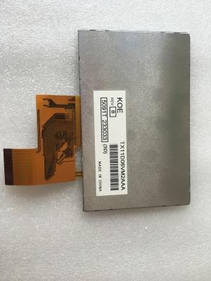 China TX11D06VM2AAA  HITACHI 4.3 inch 480(RGB)×272  500 (cd/m²)  Storage Temp.: -30 ~ 80 °C  INDUSTRIAL LCD DISPLAY for sale