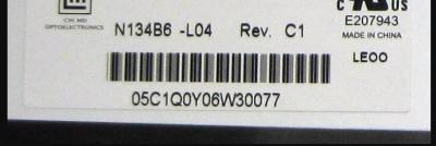China N134B6-L04 CMO 13.4
