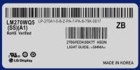 China LM270WQ5-SSA1 LG Display 27.0