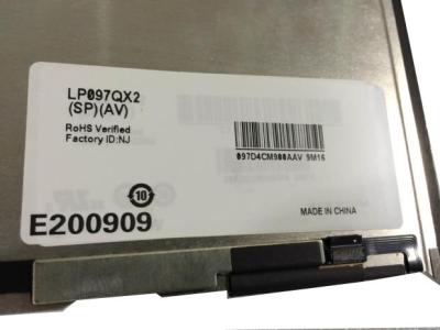 China 1536×2048 RGB 440cd/m2 Industrial Lcd Display LP097QX2-SPAV 9.7