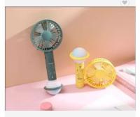 China Creative Astronaut Neck Hanging USB Rechargeable Portable Fan 4000mAh Mini Bladeless Desktop Handheld Fan for sale