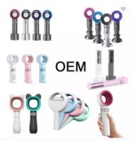 China Creative Astronaut Neck Hanging USB Rechargeable Portable Fan 4000mAh Mini Bladeless Desktop Handheld Fan for sale
