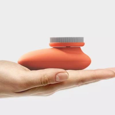 China Silicone Electric Facial Cleansing Brush Face Cleaning Spa Massager Scrubber 2 Speed for sale