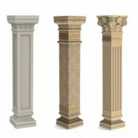 China Hot Runner Plastic Injection Molding Roman Column Concrete Pillar Molds 1260mm 4.5kg for sale