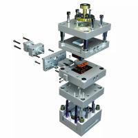 China Custom Plastic Injection Mould for Shaver Handle Cover 300000 Shots Mold Steel 718H for sale