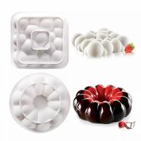 China Custom Silicone Mould for Mousse Round Animal Paper Mini Set Baking Fondant Decoration 50K Shots for sale