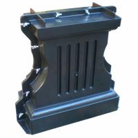 China Custom ABS Plastic Concrete Roman Pillar Chapiter Mould 50cm x 50cm Square for Durable Construction for sale