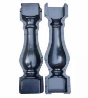 China Custom ABS Plastic Concrete Roman Pillar Chapiter Mould 50cm x 50cm Square for Durable Construction for sale