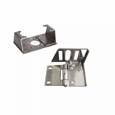 China Custom Galvanized Precision Metal Stamping Brackets Laser Cutting CNC Machining Parts ±0.01mm Tolerance for sale