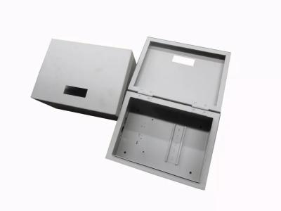 China Custom 0.5mm Thickness Stainless Steel Sheet Metal Cover White Powder Coated for sale