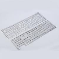 China Custom DIY Kit 60% Keyboard Plate Stabilizers Aluminum Case Frames Mechanical Keyboard Plate Case for sale