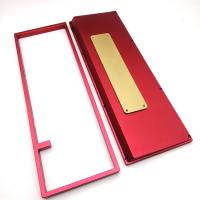 China Custom DIY Kit 60% Keyboard Plate Stabilizers Aluminum Case Frames Mechanical Keyboard Plate Case for sale