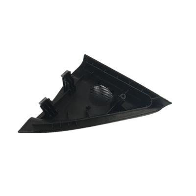 China Accuracy PC ABS Blend Plastic Speaker Parts In Black Color for sale