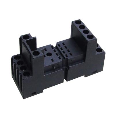 China PC ABS Plastic Injection Molded Parts Black Color For Industry Device for sale