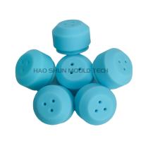 China Blue Silicone Molding Vacuum Casting Prototype PC Resin Plastic Parts Tolerance +/-0.1mm for sale