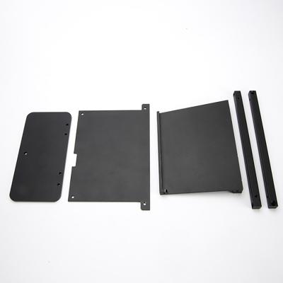 China Precision CNC Machined Aluminum Parts Customized Shapes Black Anodizing 0.005mm Accuracy for sale