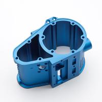 China Customized CNC Machining Parts with Blue Anodizing and Custom Shapes for sale