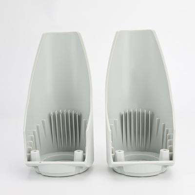 China Custom Logo Plastic Injection Molded Parts for Electronics in White Color for sale