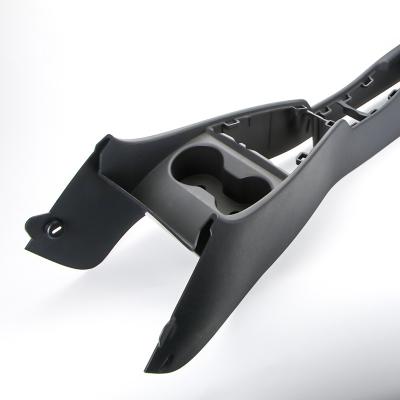 China Automotive Plastic Injection Molded Molding Part with Textured Surface Finish in Black for sale
