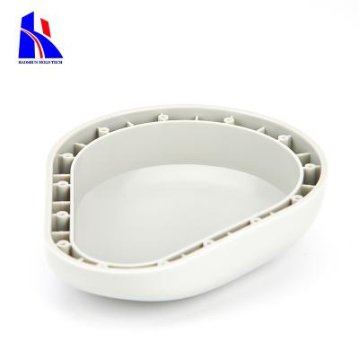 China Glossy Surface Injection Molded Parts In PC Material White Color for sale