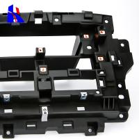 China Copper Insert PMMA Custom Molded Plastic Parts Back Edge Gate Hot Runner Welding for sale