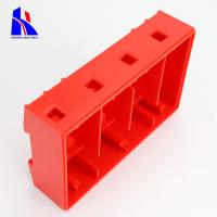China Custom Red Medical Plastic Injection Molding Parts Nylon 11 2316 Steel Polished for sale