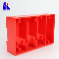 China Custom Red Medical Plastic Injection Molding Parts Nylon 11 2316 Steel Polished for sale
