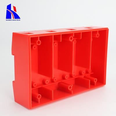 China Custom Red Medical Plastic Injection Molding Parts Nylon 11 2316 Steel Polished for sale