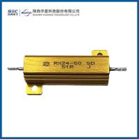 China RX24 Series Heat Sink Mounted Power Wire Wound Fixed Resistor 5W-50W Range with 0.51Ω-20KΩ Resistance for sale