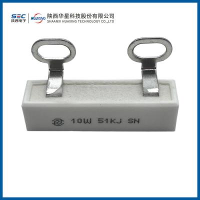 China RX27-7A Ceramic Housed Wirewound Resistor 10W-20W Power Rating 1.5-100KΩ Resistance Range for sale