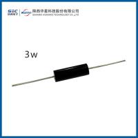 China RXM71-3W Wirewound Molded Fixed Resistor 3W 15mm x 5.2mm with High Insulation Resistance for sale