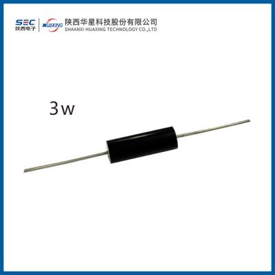 China RXM71-3W Wirewound Molded Fixed Resistor 3W 15mm x 5.2mm with High Insulation Resistance for sale