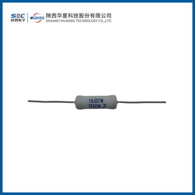 China RI52 High Temperature Enamel Resistor 3W-7W Power Rating with ±350×10⁻⁶/℃ Temperature Coefficient for Aerospace Applications for sale