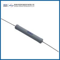 China RI80B High Voltage Glass Enamel Resistor 5-30W 15-60KV for Signal Measurement and Sampling for sale