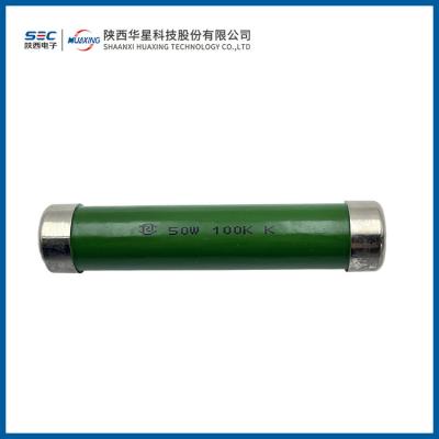 China RI80 High Voltage Glass Enamel Resistor 5W-300W Power Rating 15KV-120KV Voltage Range for sale