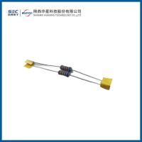 China RI40 Glass Enamel Resistor 1K-100MΩ Range with ±250ppm/℃ Temperature Coefficient for DC/AC Circuits for sale