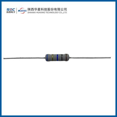 China RI81 High Voltage Glass Enamel Resistor 0.25W-1.0W with 100K-100MΩ Range and 10000V DC Limit Voltage for sale