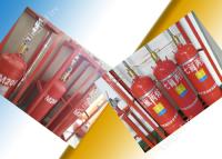 China 800m2 Single-Zone FM200 Pipe Network System with 40L Cylinders and 6.0MPa Nitrogen Driving Pressure for Automatic Gas Suppression for sale