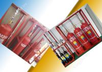 China 800m2 Single-Zone FM200 Pipe Network System with 40L Cylinders and 6.0MPa Nitrogen Driving Pressure for Automatic Gas Suppression for sale