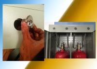China 100L Double Cabinet FM200 Cabinet System HFC-227ea Cabinet Fire Suppression System Factory Direct for sale