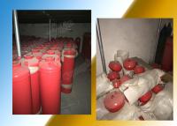 China 70L FM200 Cylinder for 5.6Mpa Pipe Network in High-Strength Steel, Reliable FM200 Gas Cylinder for Fire Suppression Systems for sale