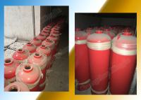 China FM200 Fire Suppression Cylinder 40-180L Steel High Pressure 10.0MPa for HFC-227ea Systems for sale