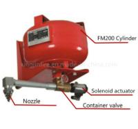 China Silver Customized Size Aluminum Alloy FM200 Hanging System and FM200 Fire Suppression System for High Safety for sale