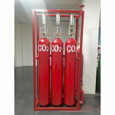 China Carbon Dioxide CO2 Extinguishing System 0.6kg/L Customizable for sale