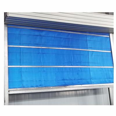 China Blue Polymer Door Inorganic Fire Roller Shutter Fire Duration Less Than 4 Hours for sale