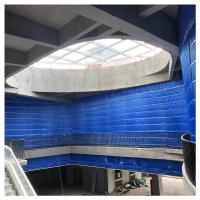 China Blue Inorganic Fire Roller Shutter Surface Finished Automatic Opening Style for sale