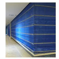 China Customized Size Flame Retardant Heat Resistant Fire Roller Curtain and Fire Curtain Rolling Shutter Door for Commercial Buildings for sale